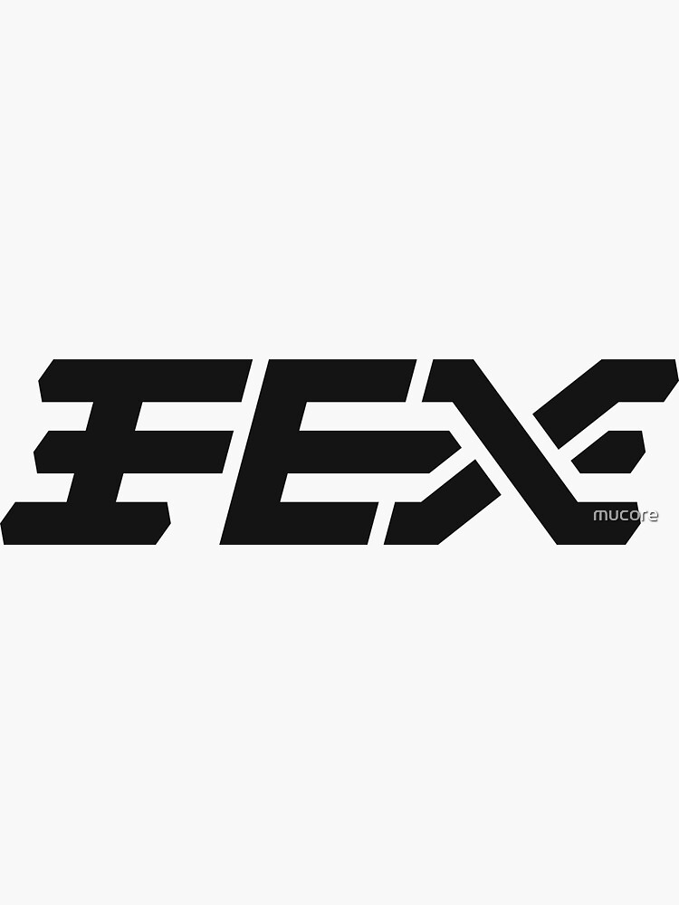 "FEX BAND LOGO (The Most Mysterious Song on the Internet)" Sticker for ...