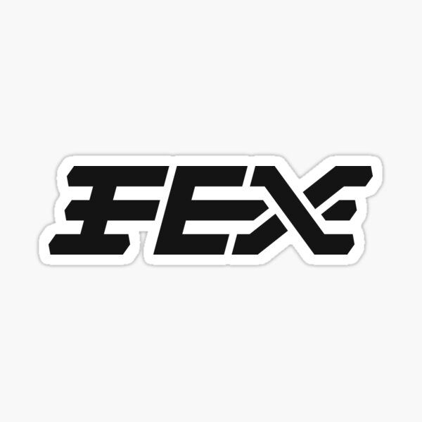 "FEX BAND LOGO (The Most Mysterious Song on the Internet)" Sticker for ...