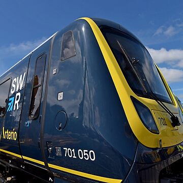 "SWR South Western Railway Arterio Class 701 train" Sticker for Sale by Scenebyrail | Redbubble