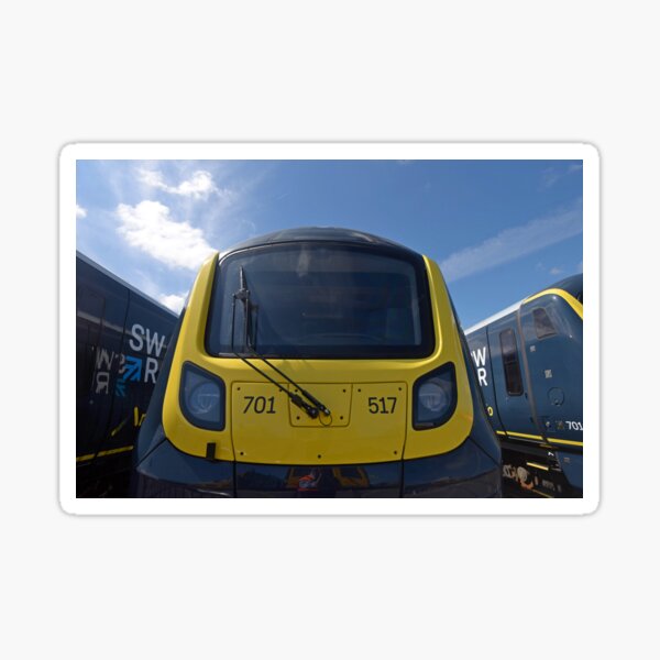 "SWR South Western Railway Arterio Class 701 train" Sticker for Sale by Scenebyrail | Redbubble