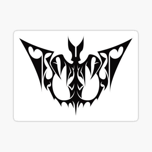 "Black Wings" Sticker for Sale by JC Marte | Redbubble