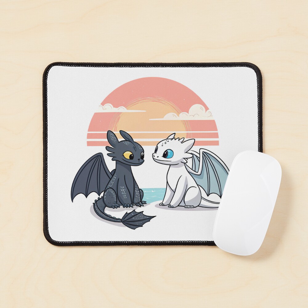 "Toothless And Night Fury, Light Fury And Toothless" Sticker for Sale ...