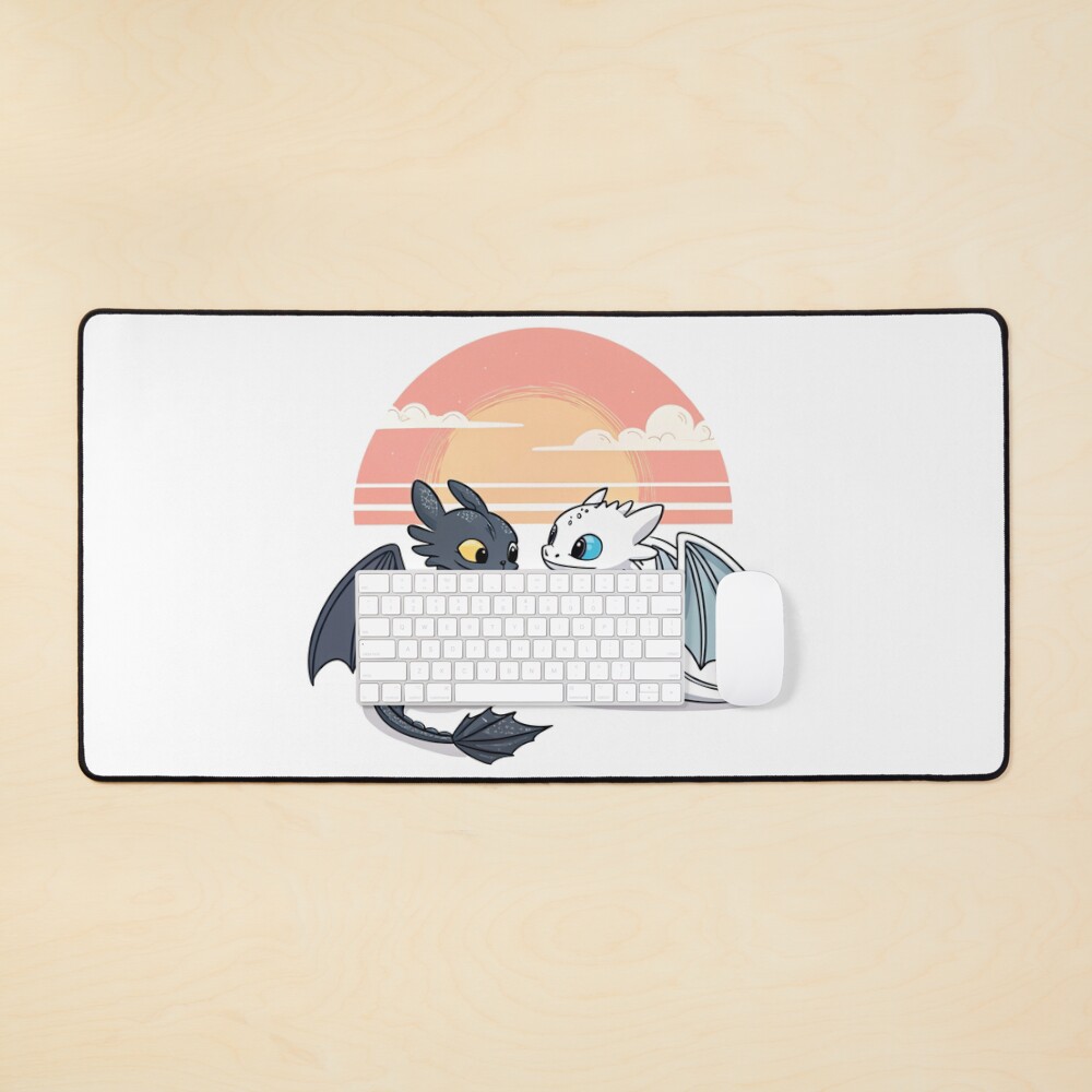 "Toothless And Night Fury, Light Fury And Toothless" Sticker for Sale ...