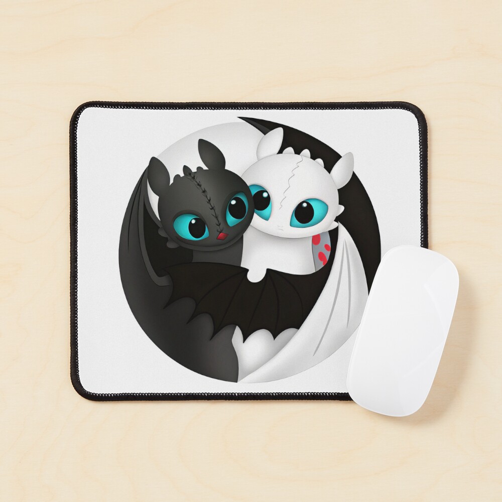 "Toothless And Night Fury, Light Fury And Toothless" Sticker for Sale ...