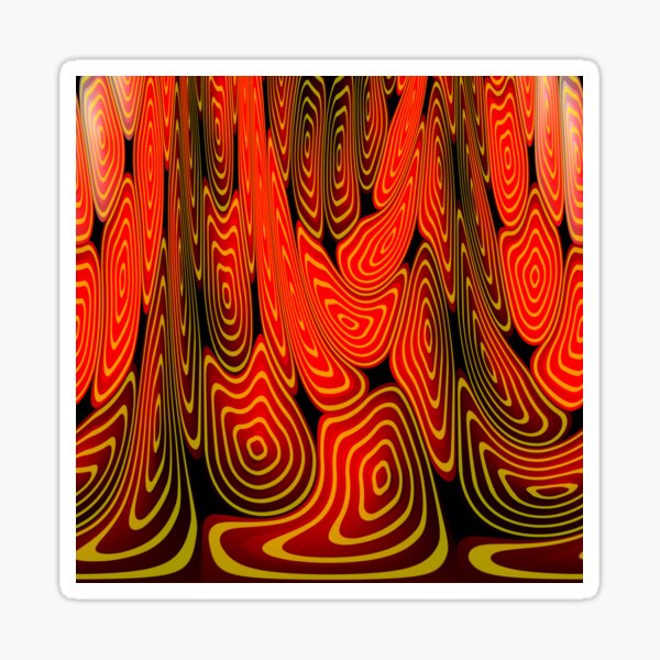 "Molten lava" Sticker for Sale by gavila | Redbubble