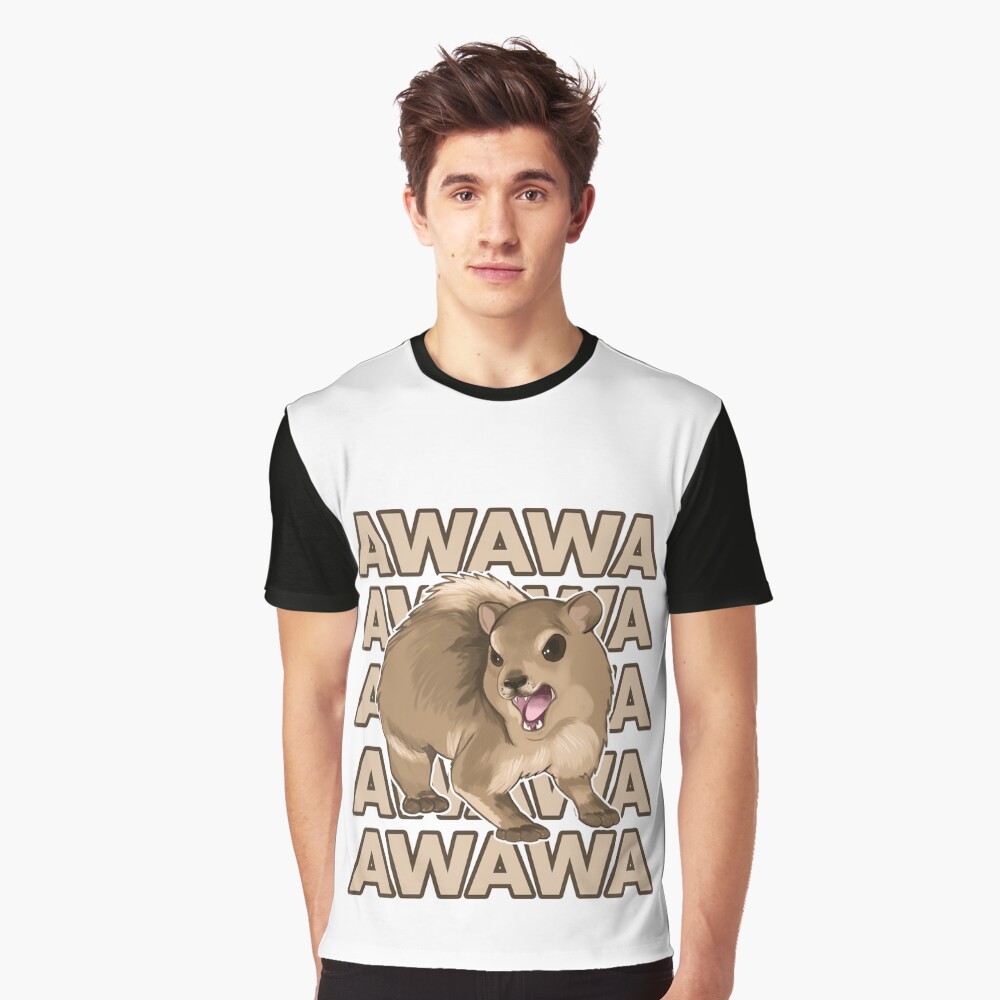 "Hyrax awawa" Sticker for Sale by VoltSketches | Redbubble