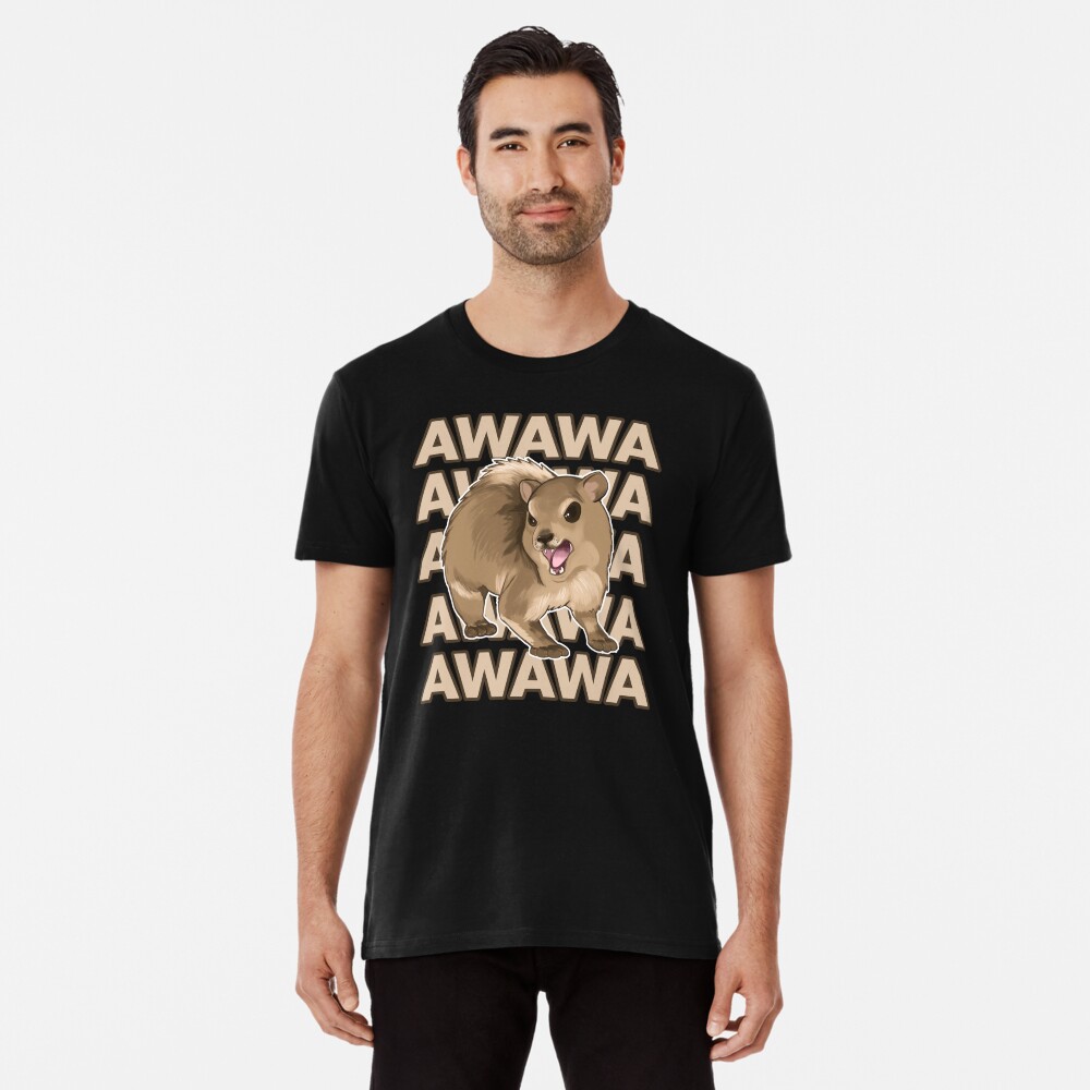 "Hyrax awawa" Sticker for Sale by VoltSketches | Redbubble