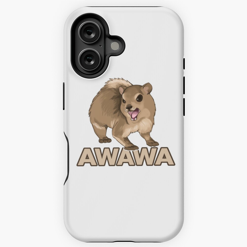 "Hyrax awawa" Sticker for Sale by VoltSketches | Redbubble