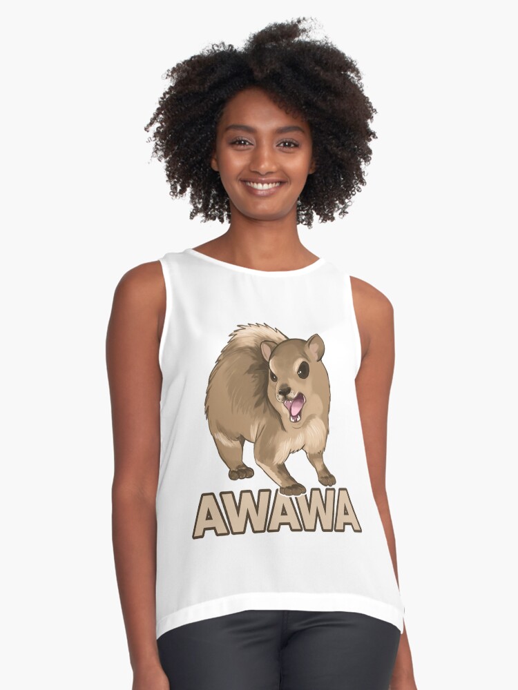 "Hyrax awawa" Sticker for Sale by VoltSketches | Redbubble