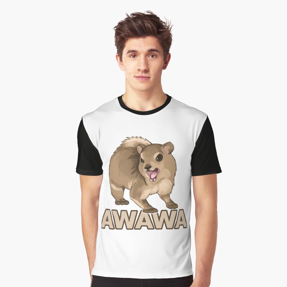 "Hyrax awawa" Sticker for Sale by VoltSketches | Redbubble