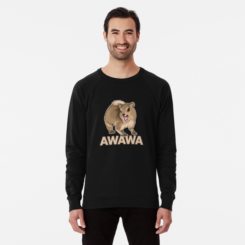 "Hyrax awawa" Sticker for Sale by VoltSketches | Redbubble