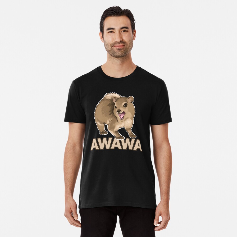 "Hyrax awawa" Sticker for Sale by VoltSketches | Redbubble