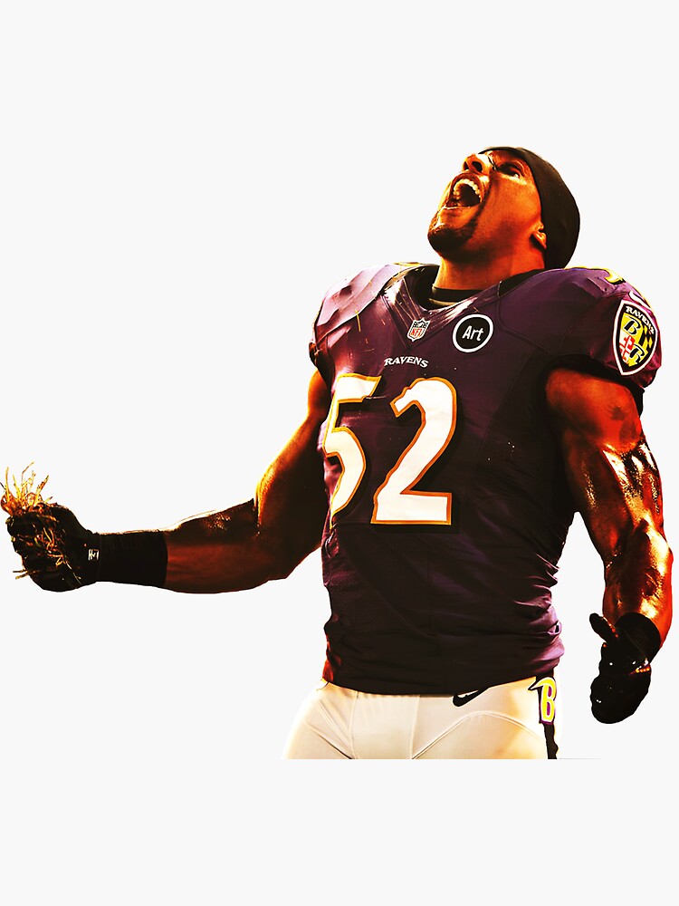 "Ray Lewis Celebration Art - Baltimore Ravens Icon" Sticker for Sale by ...
