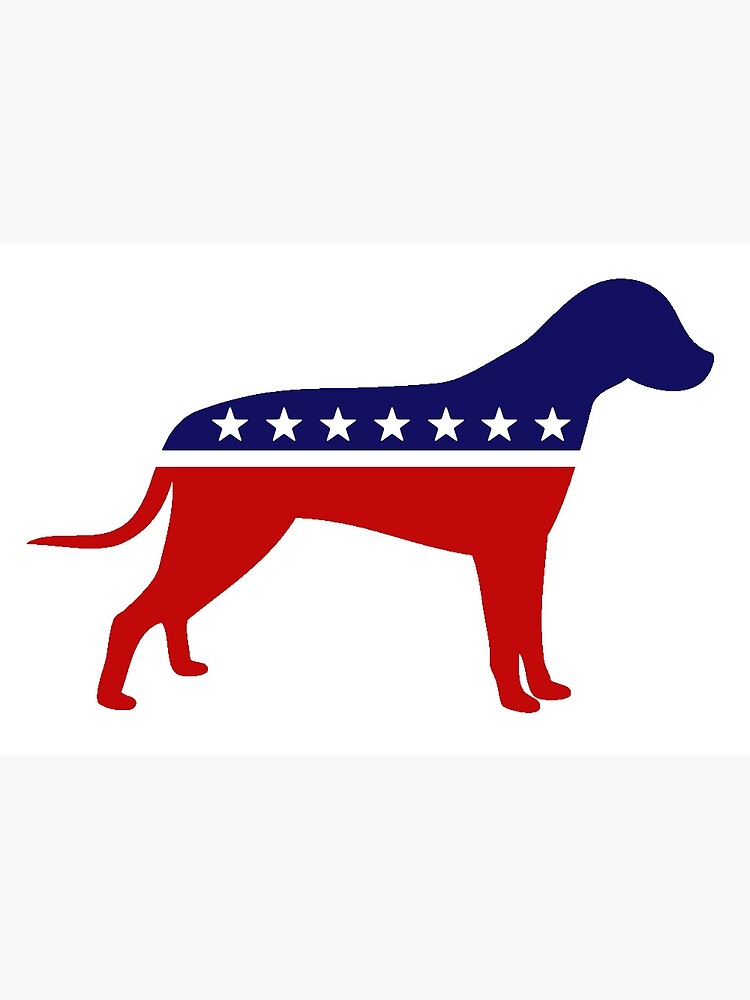 "Political Logo - Dog" Art Print for Sale by supershanimal | Redbubble