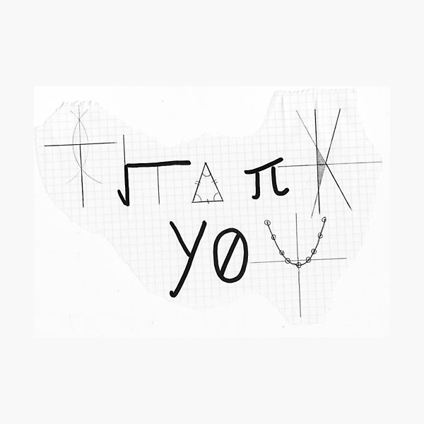 "Mathematical Thank You Card" Photographic Print for Sale by ...
