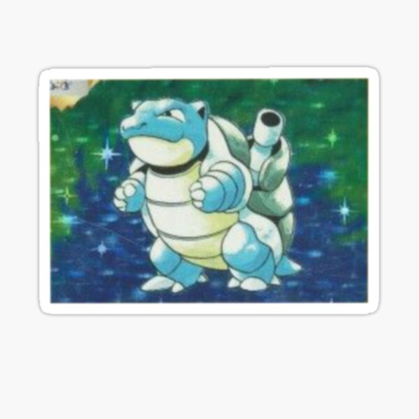 "Base set holo blastoise" Sticker for Sale by Sink-or-swim23 | Redbubble