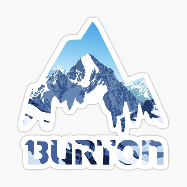 "Burton Mountains " Sticker for Sale by lexisirena | Redbubble