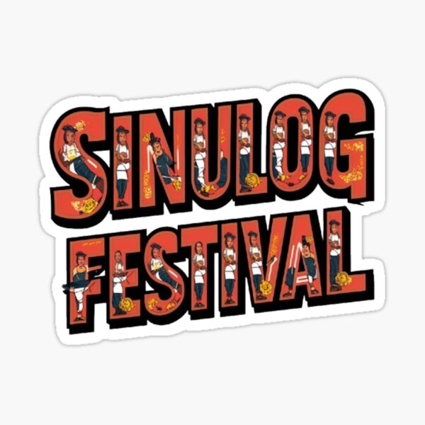 "SINULOG FESTIVAL" Sticker for Sale by likbatonboot | Redbubble