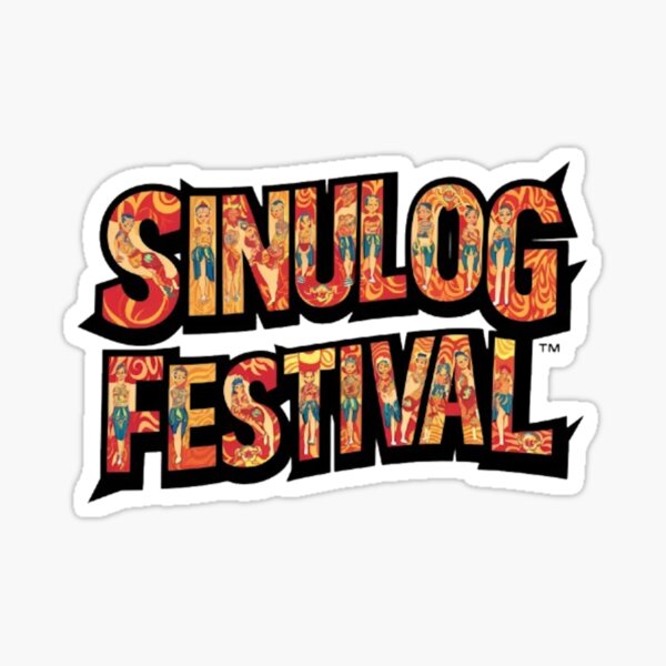 "SINULOG FESTIVAL" Sticker for Sale by likbatonboot | Redbubble