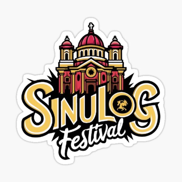 "SINULOG FESTIVAL" Sticker for Sale by likbatonboot | Redbubble