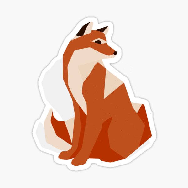 "Sneaky Fox" Sticker by Mommylife | Redbubble