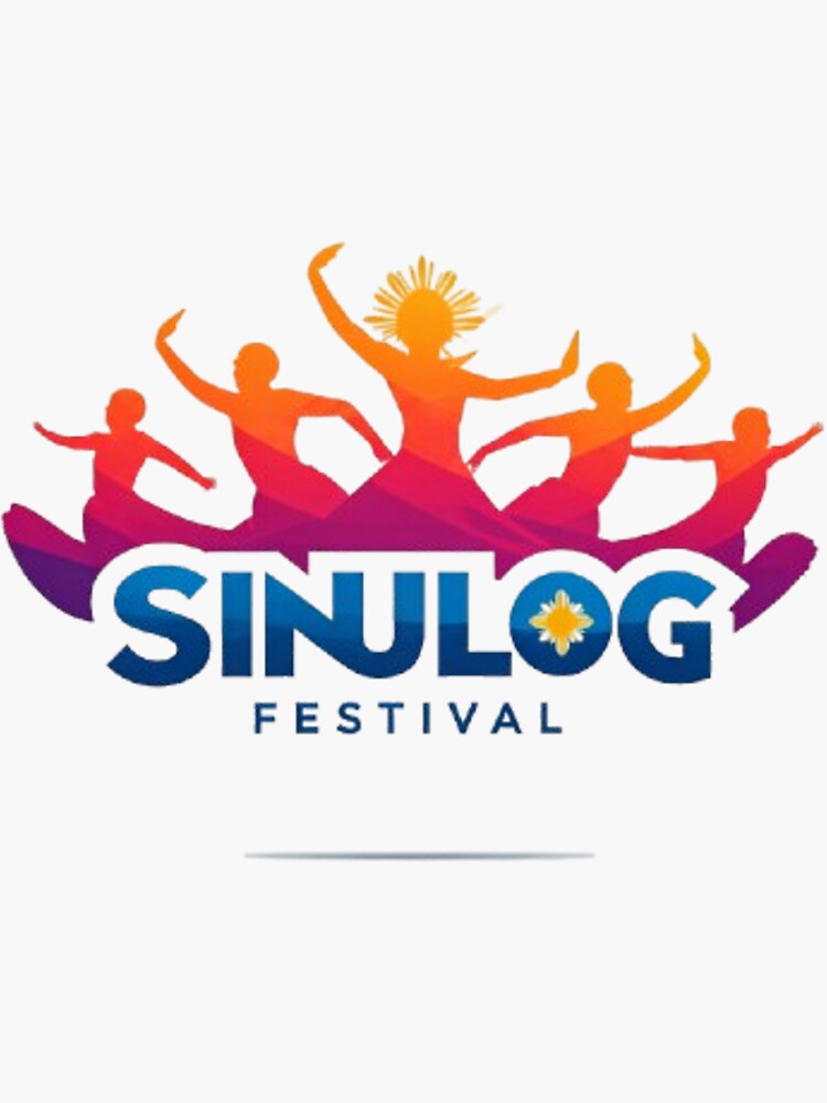 "SINULOG FESTIVAL" Sticker for Sale by likbatonboot | Redbubble