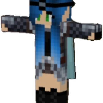 "T-Pose Minecraft " Sticker for Sale by Luminous-Moon | Redbubble