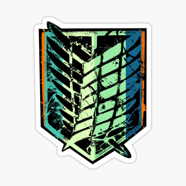 "Scout Regiment Vintage " Sticker for Sale by therocketman | Redbubble