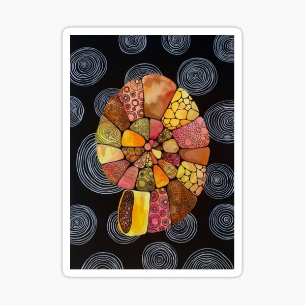 "Fossil" Sticker for Sale by CPascoeArt | Redbubble