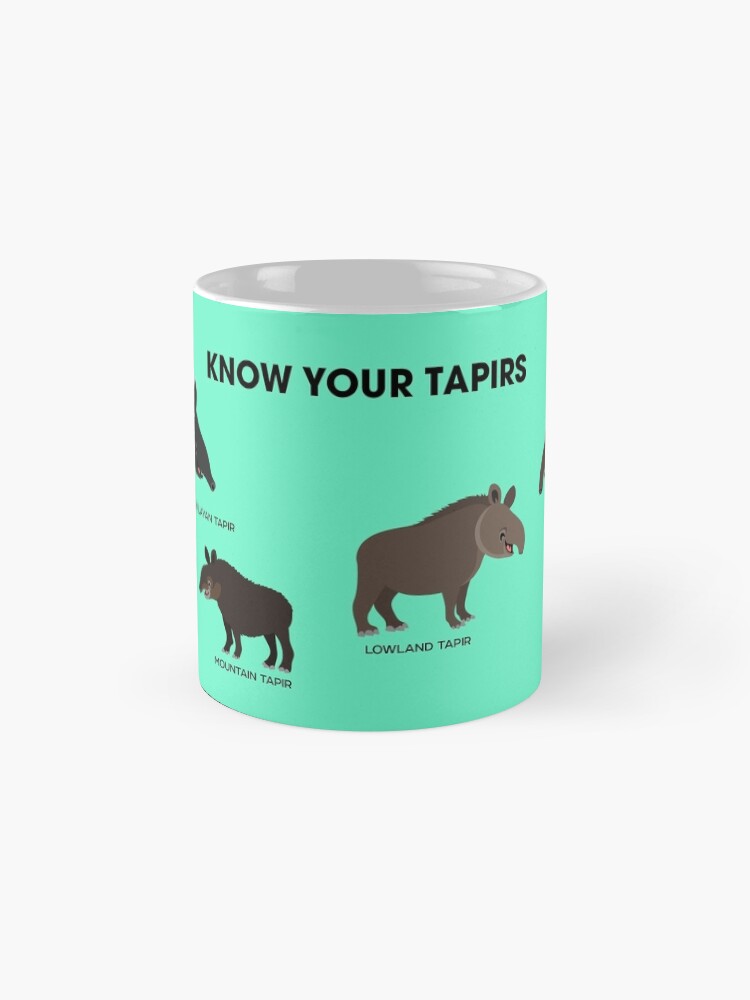 "Know Your Tapirs" Coffee Mug for Sale by PepomintNarwhal | Redbubble