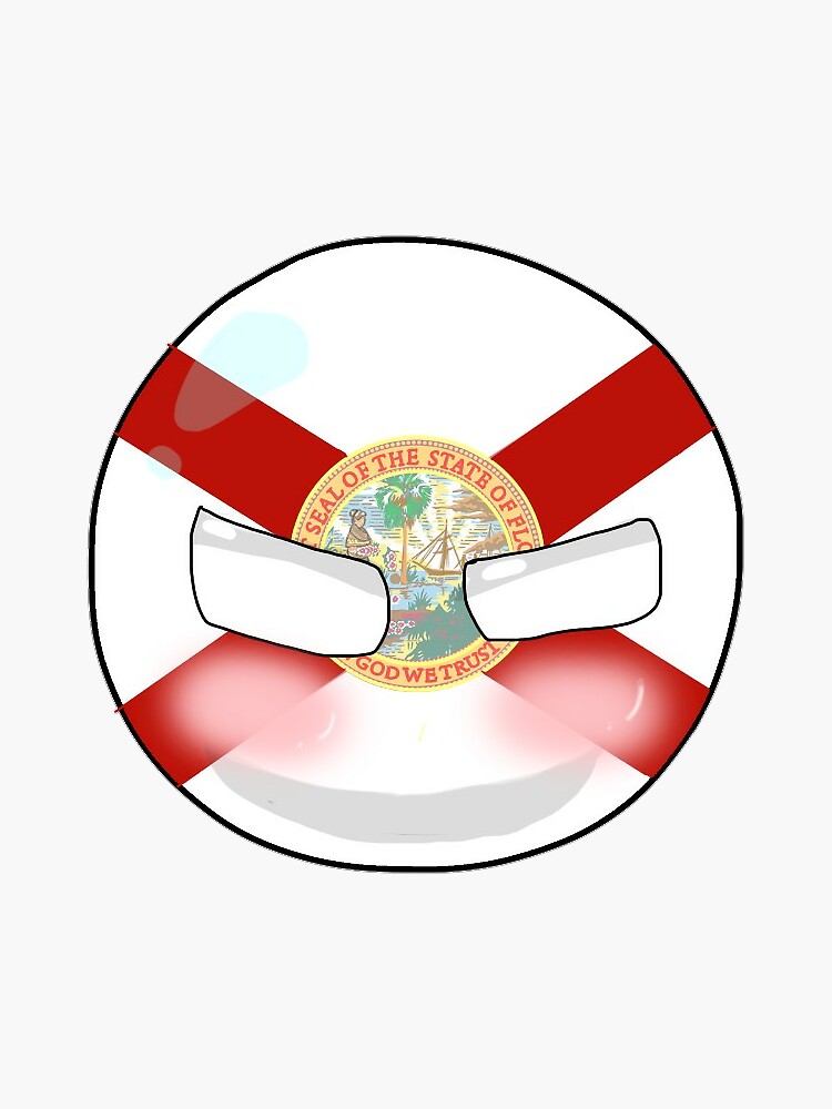 "Floridaball" Sticker by fyromball | Redbubble
