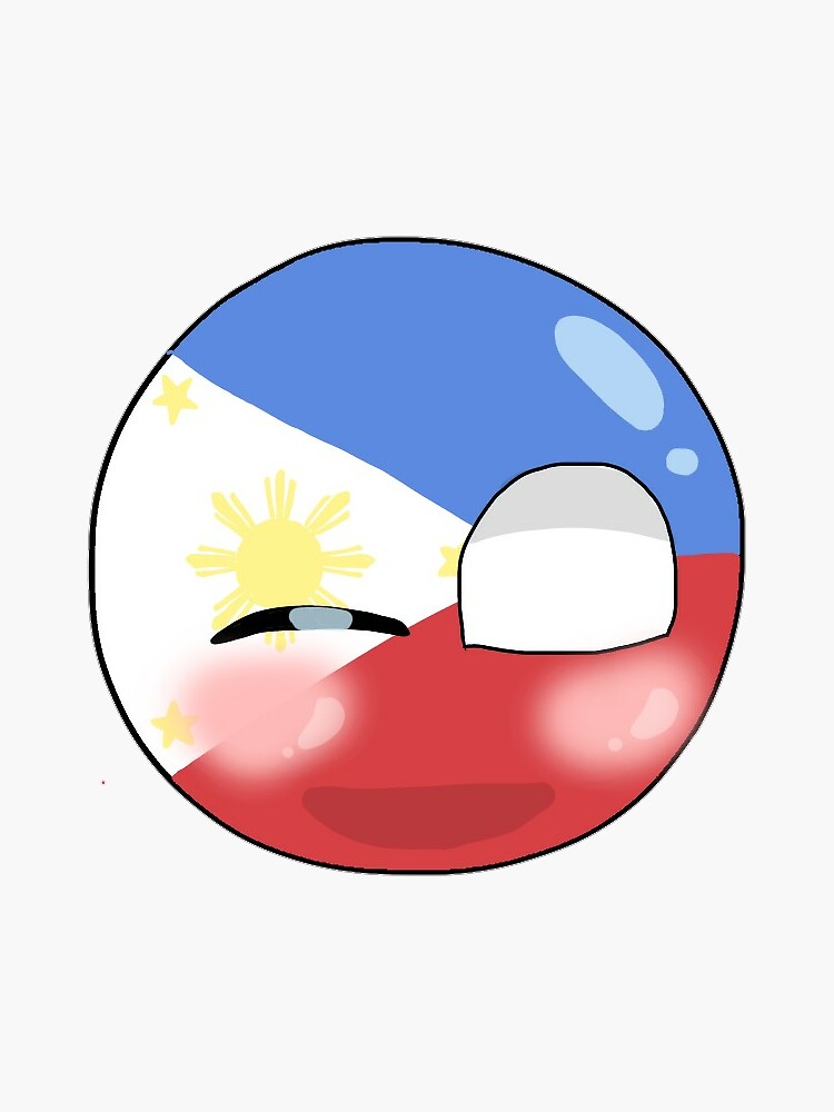 "Philippinesball " Sticker for Sale by fyromball | Redbubble