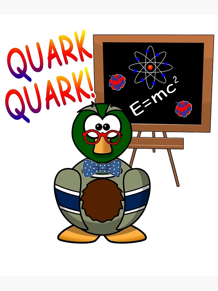 Póster «Me gusta duck science quark funny animal gift lover cumpleaños ...