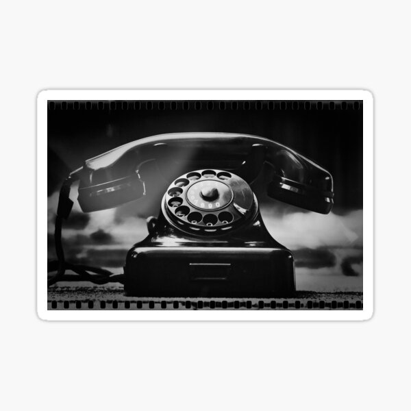 "Vintage Telephone" Sticker for Sale by mrdavidhowell | Redbubble
