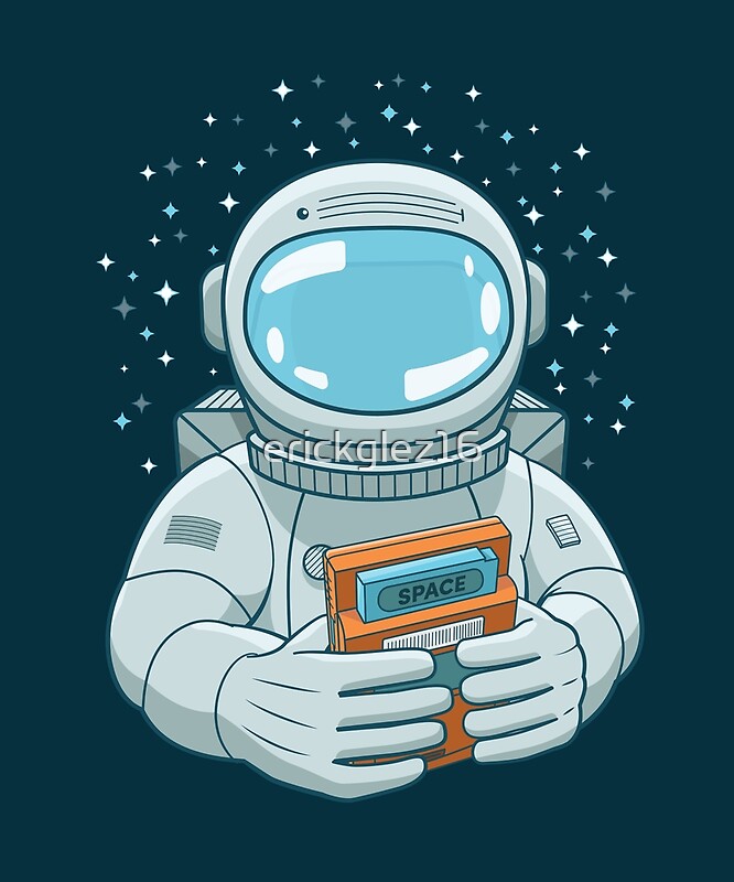 "Gaming Spaceman" by erickglez16 | Redbubble