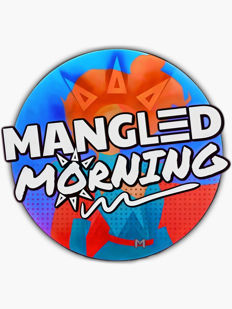 "Mera Mangle - 2024 Mangled Morning Logo" Sticker for Sale by ...