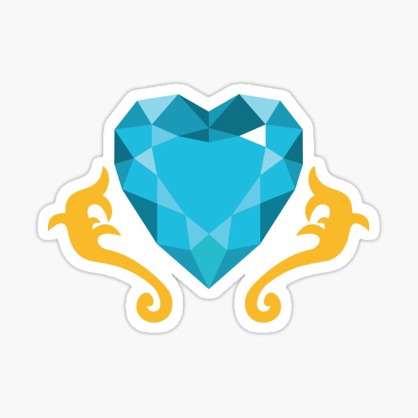 "Princess Cadence Cutie Mark" Sticker for Sale by roselia | Redbubble