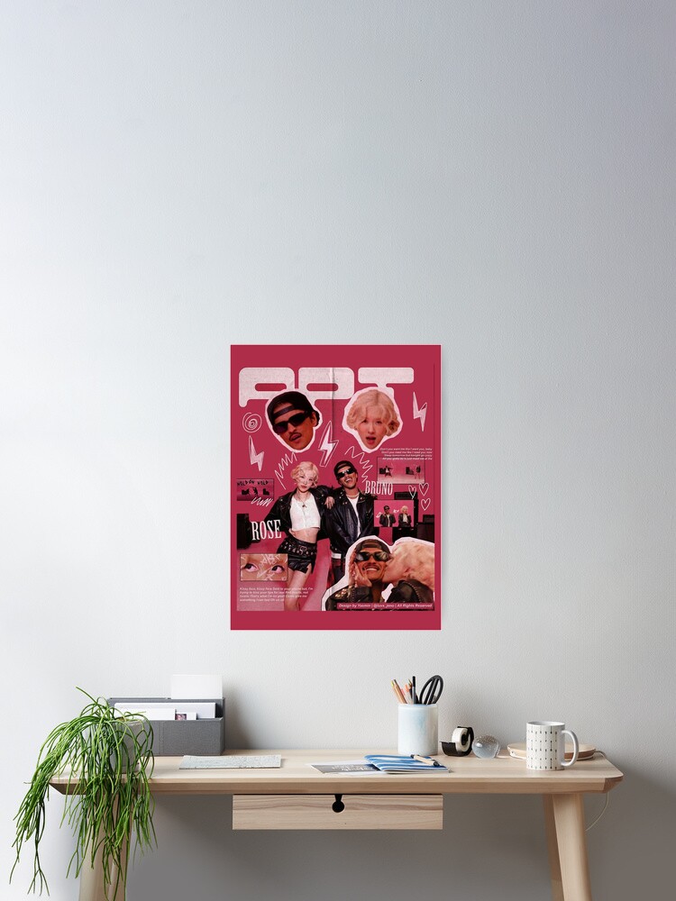 "Apt. Apt. - Rose and Bruno Mars song" Poster for Sale by Kdramasaddict ...