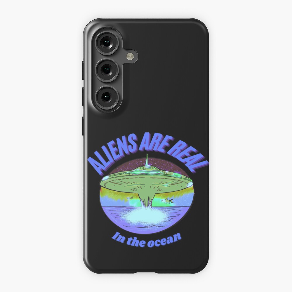 "Aliens are Real in The Ocean" Sticker for Sale by rebeccaobserves ...
