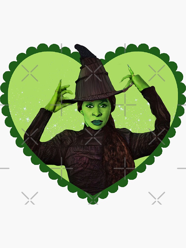 "Wicked Movie Elphaba Cynthia Erivo" Sticker for Sale by baranskini ...