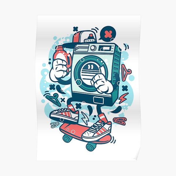 Washing Machine Posters | Redbubble