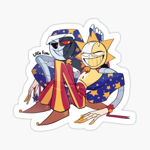 "Sundrop/Moondrop" Sticker by LittleFloffu | Redbubble