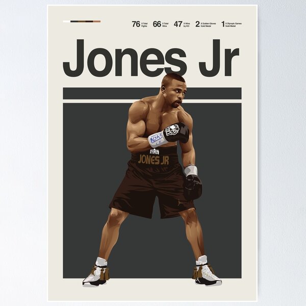 "Roy Jones Jr Print – Minimalist Boxing Wall Art" Poster for Sale by ...