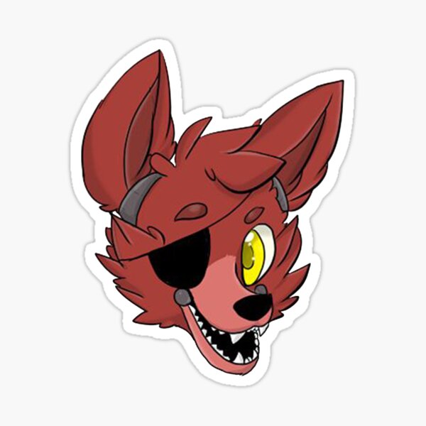 "Fnaf Foxy | Five Nights at Freddy's" Sticker for Sale by Lottart ...