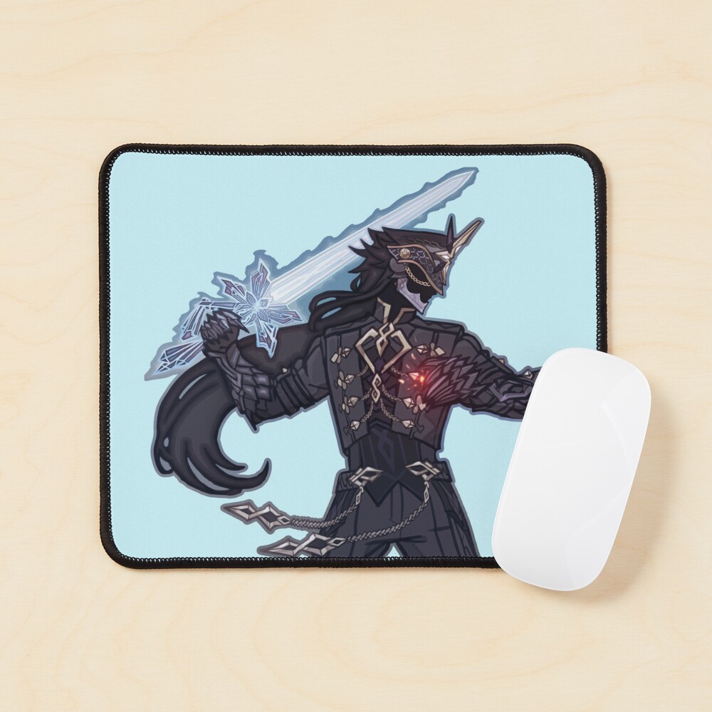 "Capitano Genshin impact" Sticker for Sale by BADWOLFFE | Redbubble