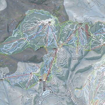 "Deer Valley Resort Trail Map" Poster for Sale by mapsynergy | Redbubble