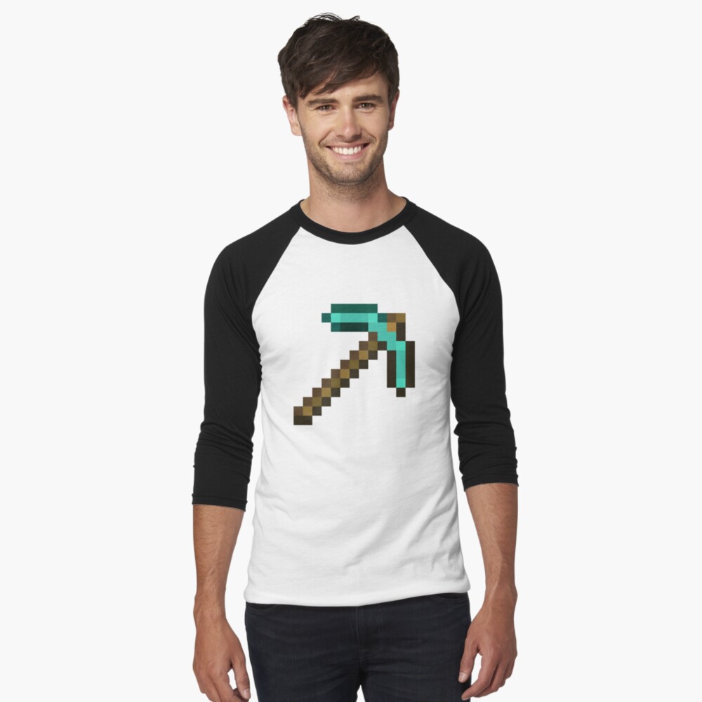 "Minecraft Diamond Pickaxe" Sticker for Sale by goal-getter | Redbubble