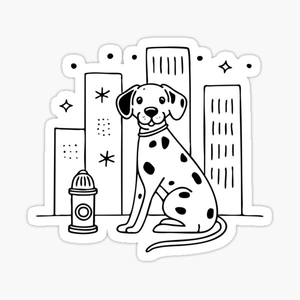 City Dog Marking Stickers for Sale | Redbubble