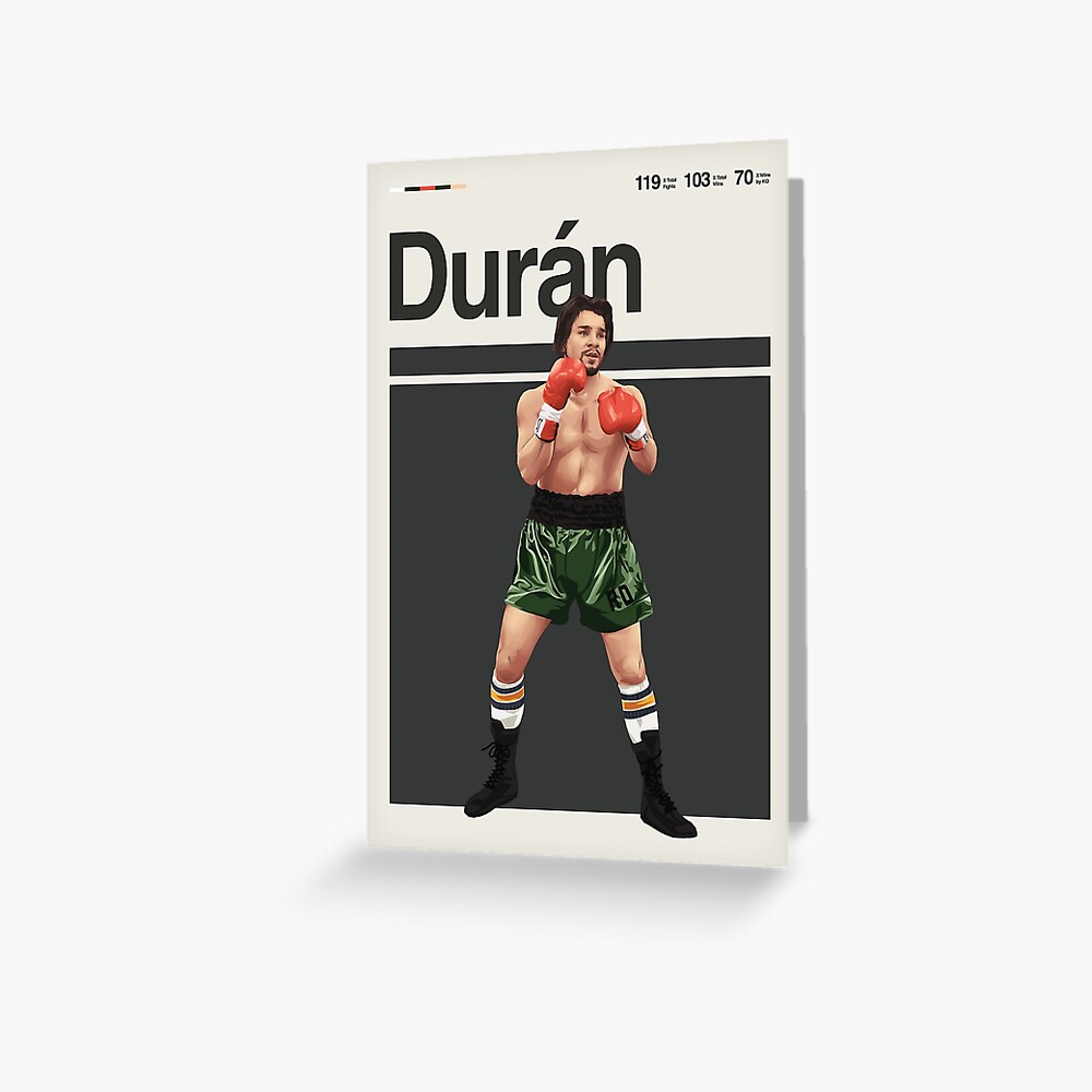 "Roberto Duran Print – Minimalist Boxing Wall Art" Poster for Sale by pixlbee | Redbubble