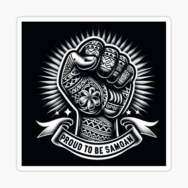 "Proud To Be Samoan Series" Sticker for Sale by Doug-Healey-Art | Redbubble